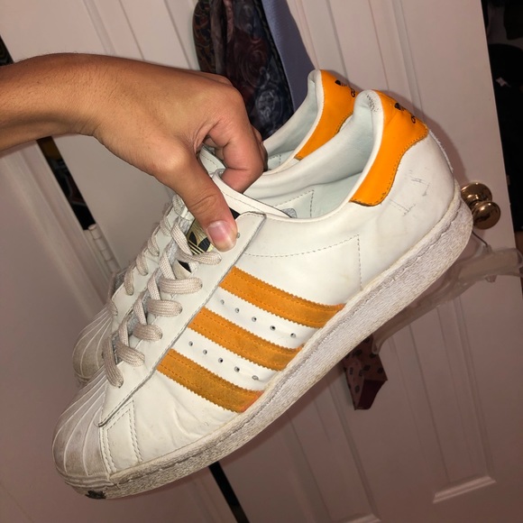 adidas | Shoes | Adidas Classic Shelltoe Orange | Poshmark